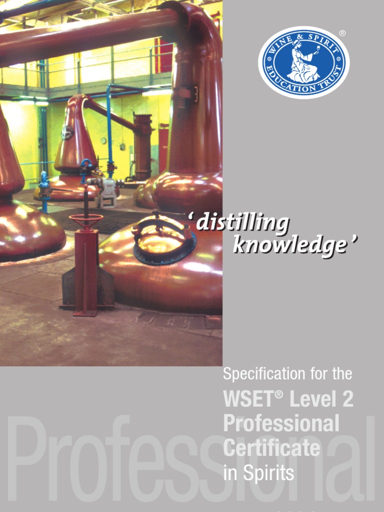 Level 2 Spirits Spec | PDF | Whisky | Distilled Beverages