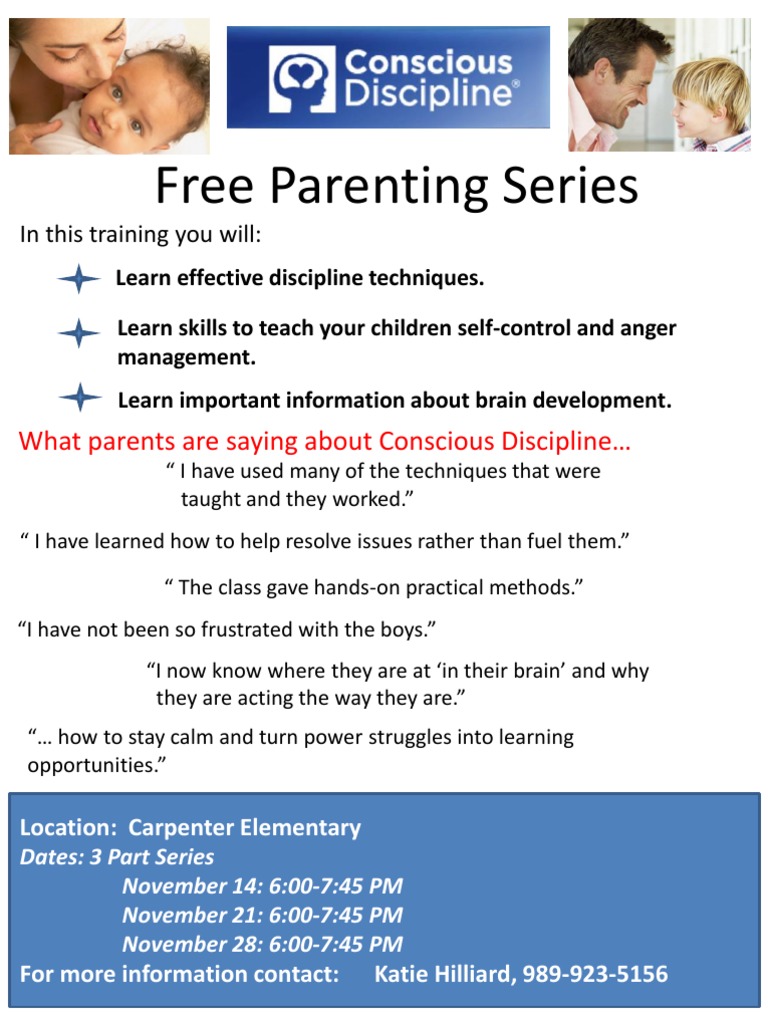 Conscious Discipline Flyer Carpenter | PDF