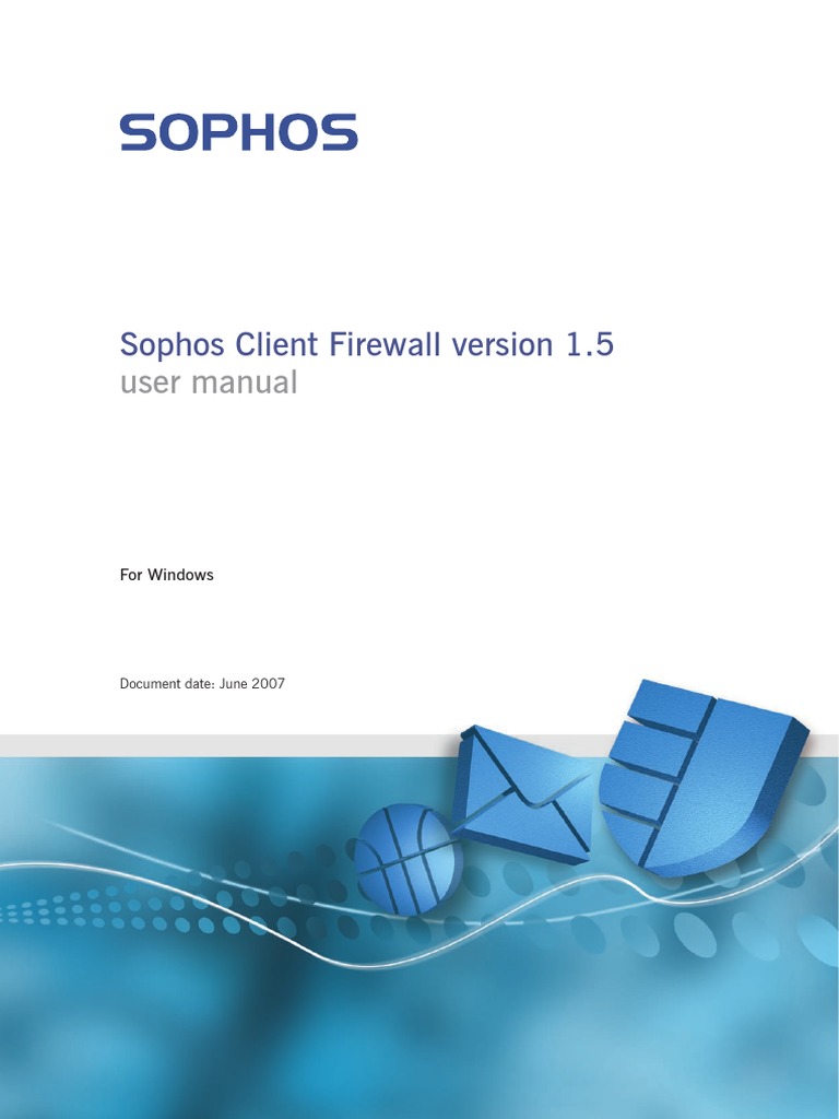 Sophos Client Firewall Version 1 5 User Manual Pdf Digital