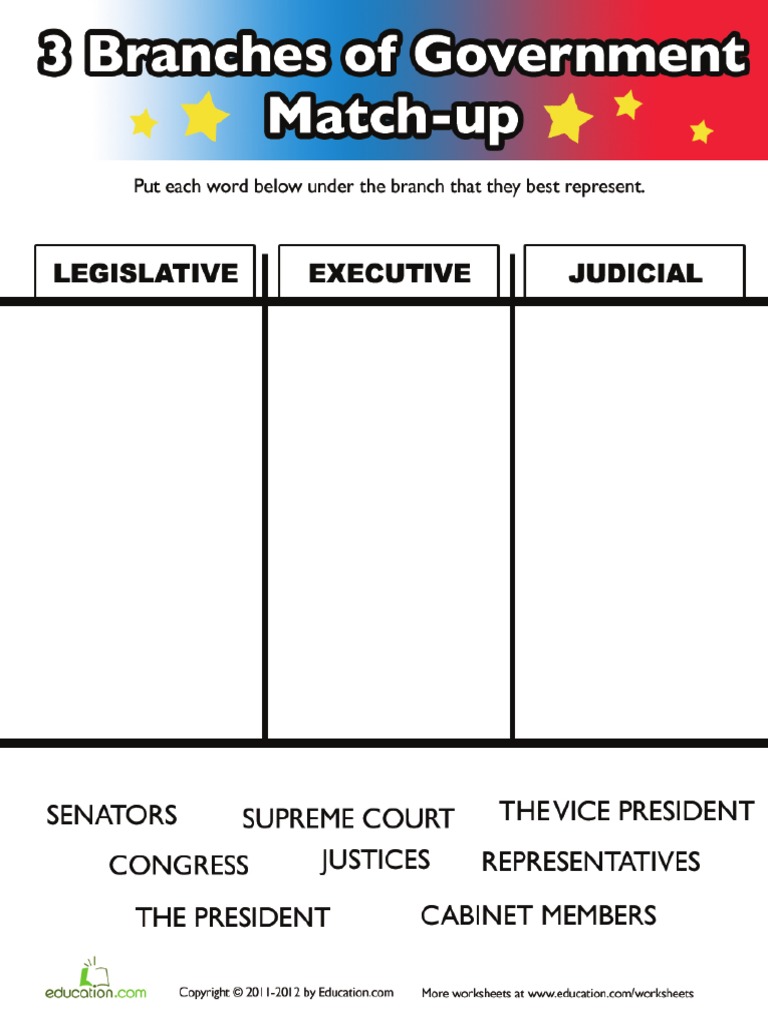 Three Branches Government Kids | PDF