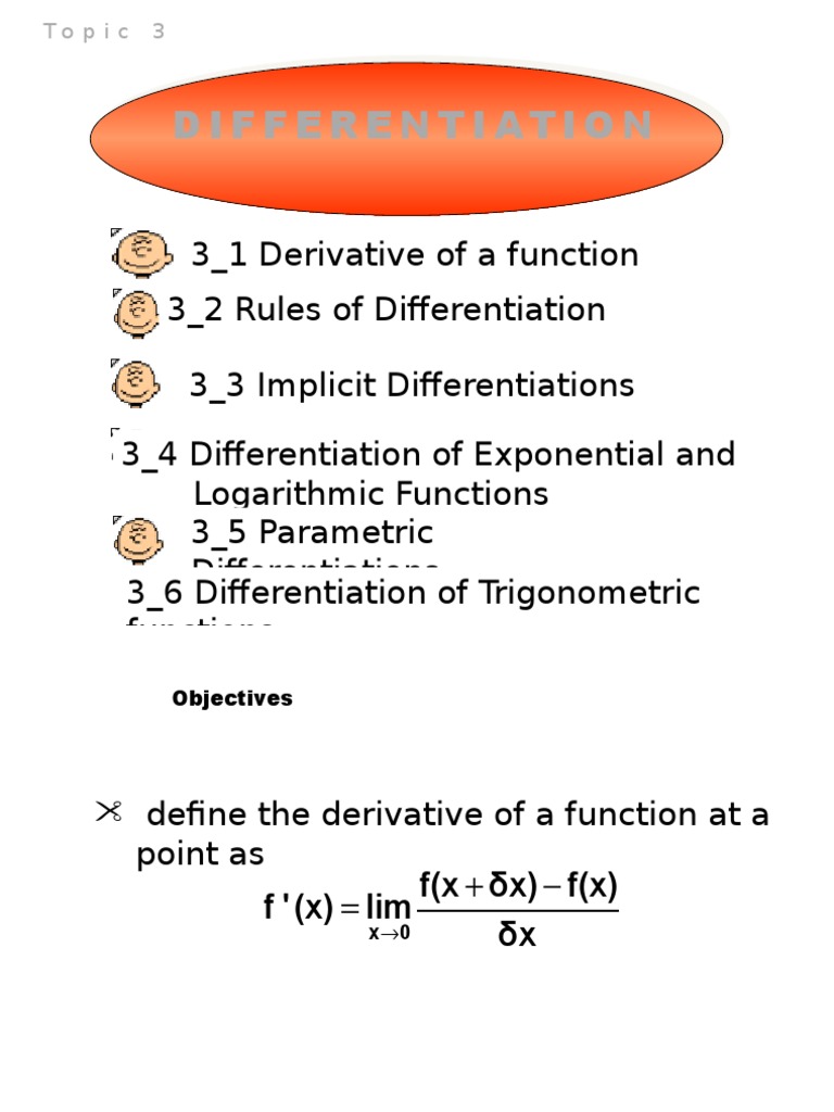 Chapter 3 Differentiation - 2 | PDF | Trigonometric Functions | Derivative