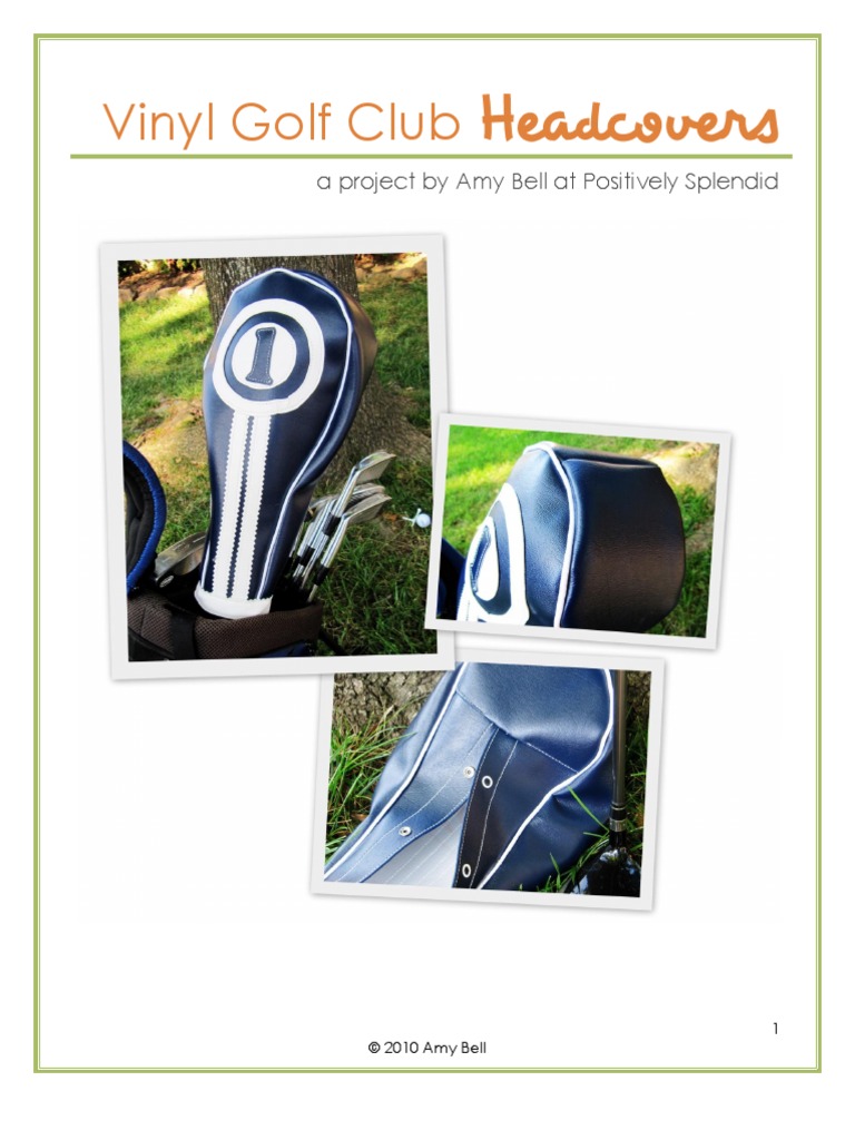 Headcover Tutorial | Download Free PDF | Seam (Sewing) | Sewing