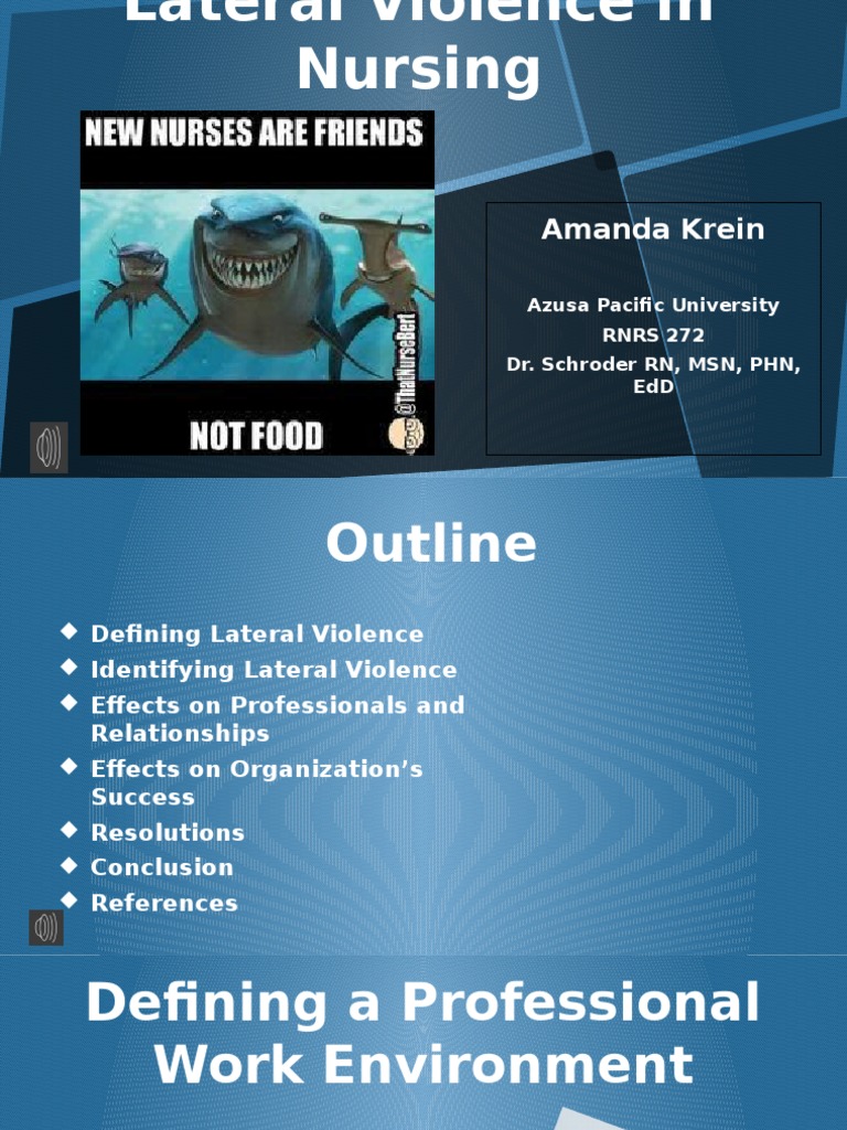 Lateral Violence in Nursing | PDF | Nursing | Turnover (Employment)