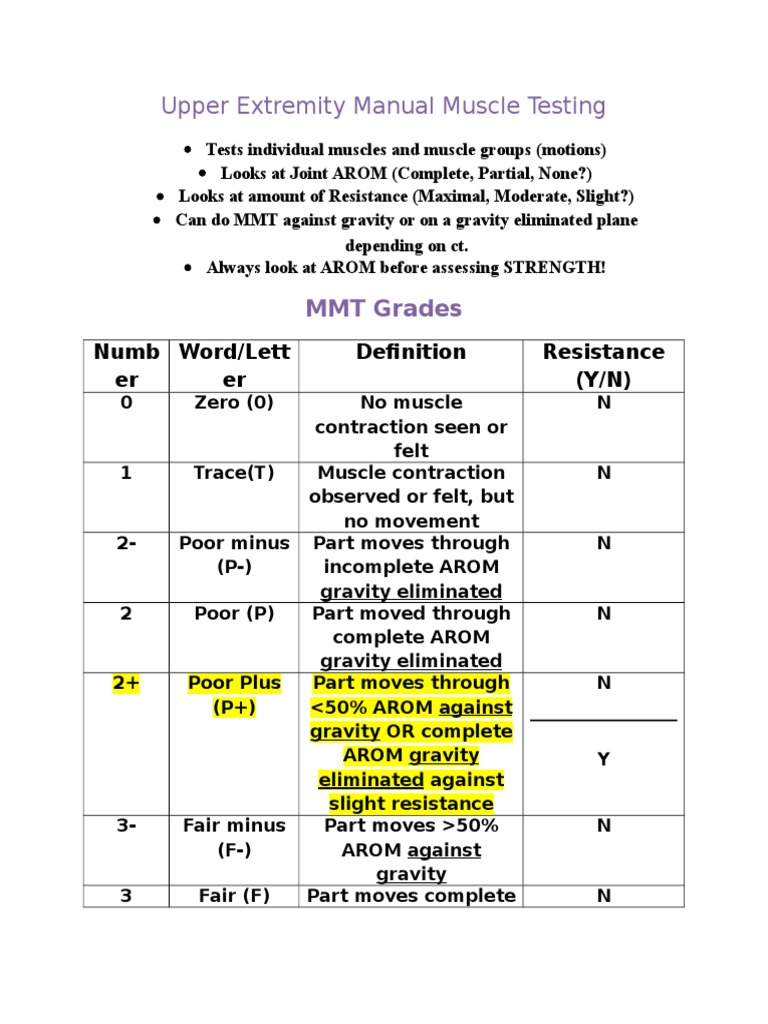 Blog MMT | PDF | Elbow | Anatomical Terms Of Motion