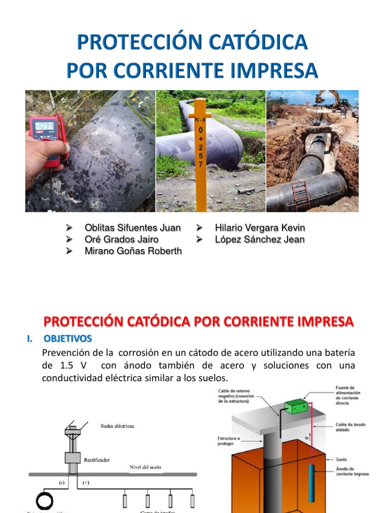 Proteccion Catodica Por Corriente Impresa (Terminado) | PDF | Electrodo | Corrosión