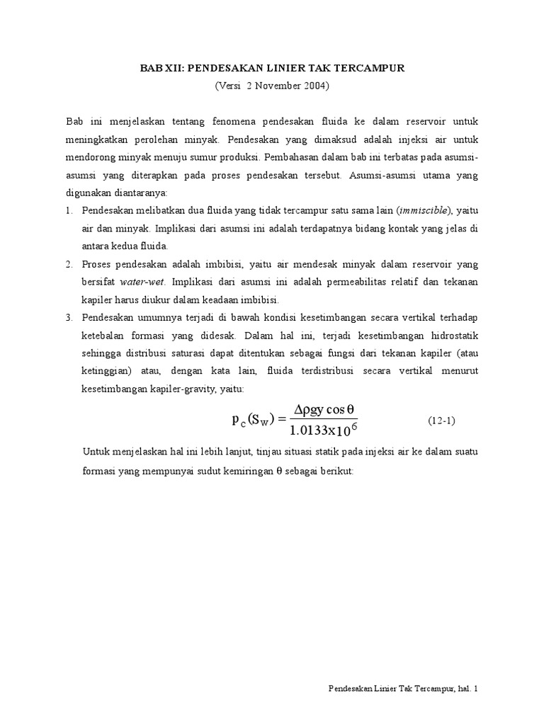 L-Bab Xii - Pendesakan Linier | PDF