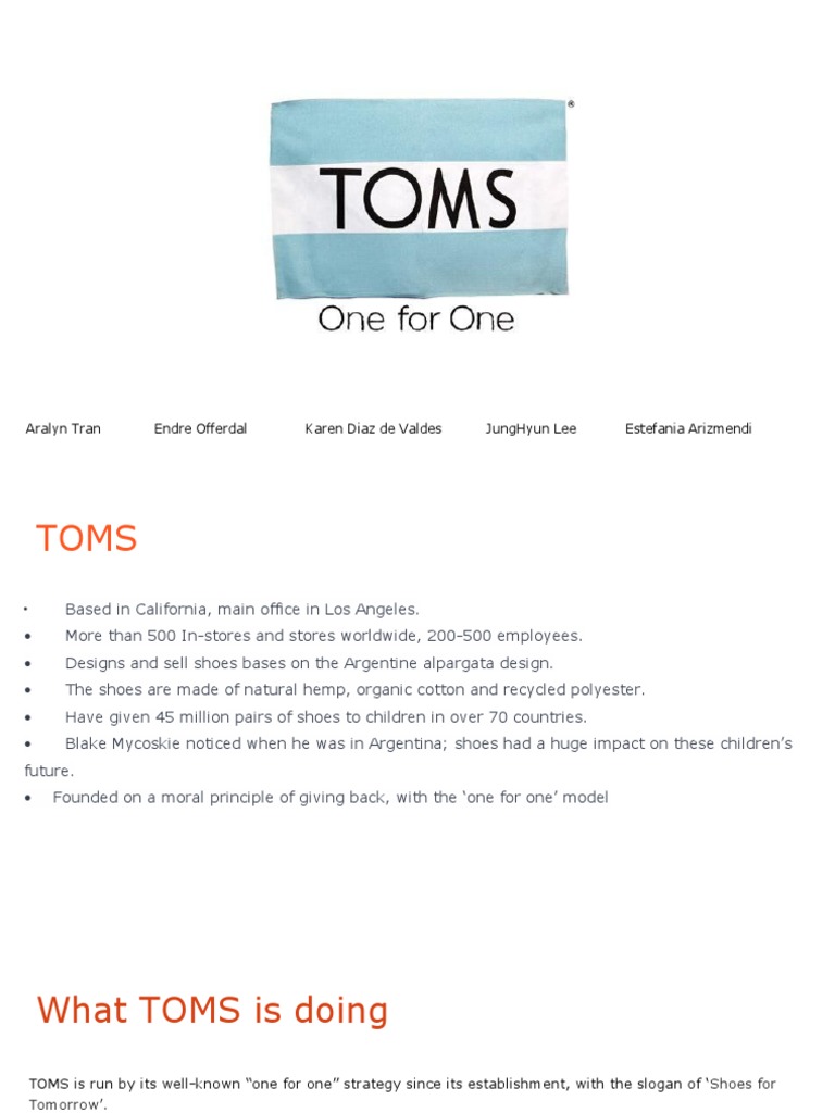 Ethics Toms | PDF | Corporate Social Responsibility | Stakeholder ...