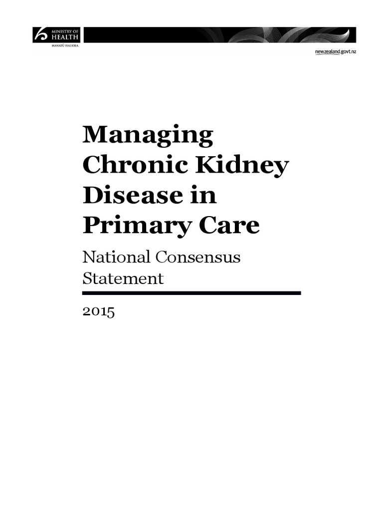 Managing Chronic Kidney Disease Primary | PDF | Chronic Kidney Disease ...
