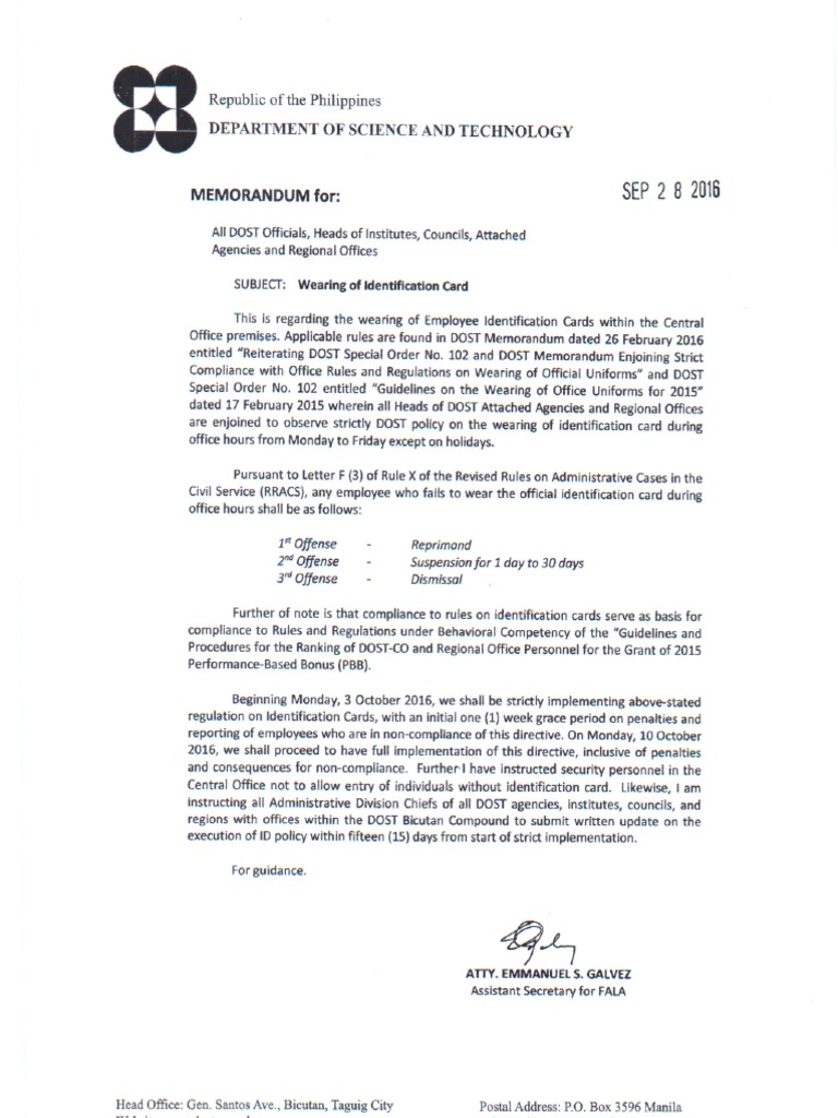 Dost Memo | PDF