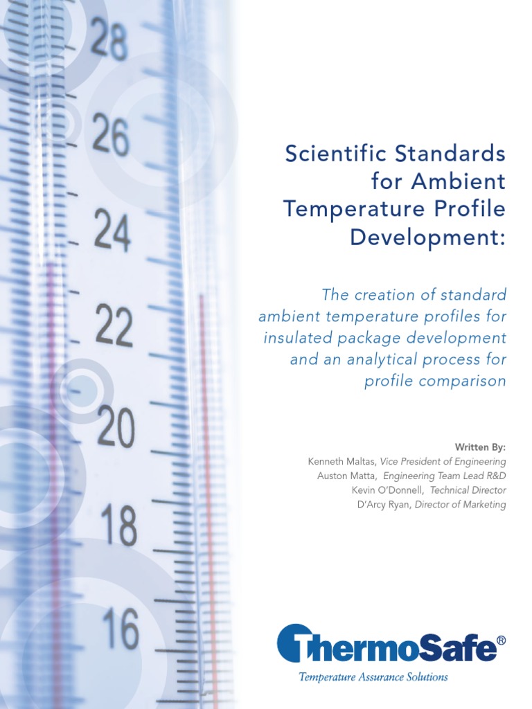 ISC Whitepaper Ambient Temp Profile Development | PDF | Heat | Temperature