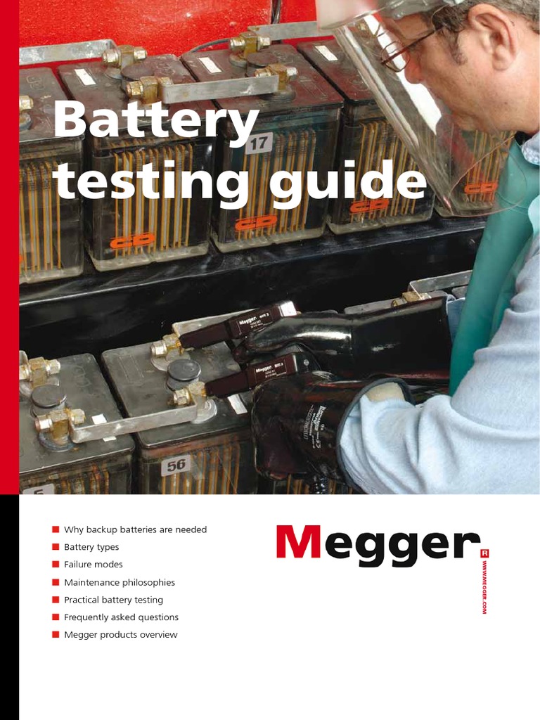 Battery Testing Guide | PDF | Battery (Electricity) | Capacitor