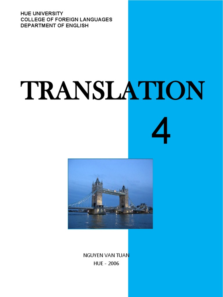 Translation: Hue University College of Foreign Languages Department of ...