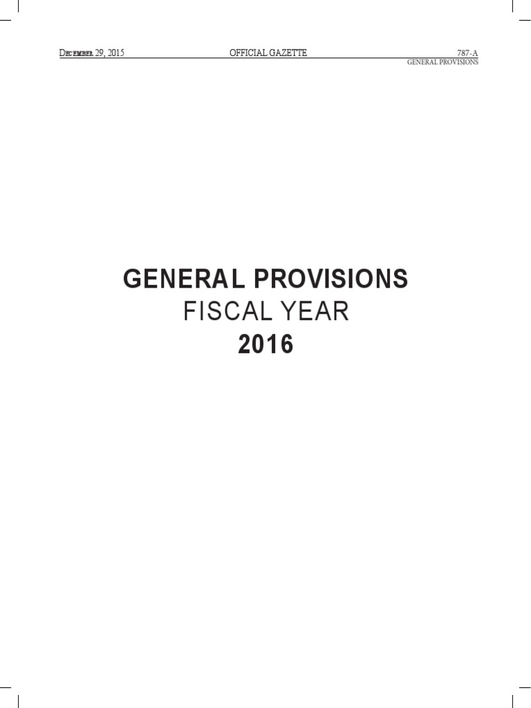 General Appropriations Act of 2016 | PDF