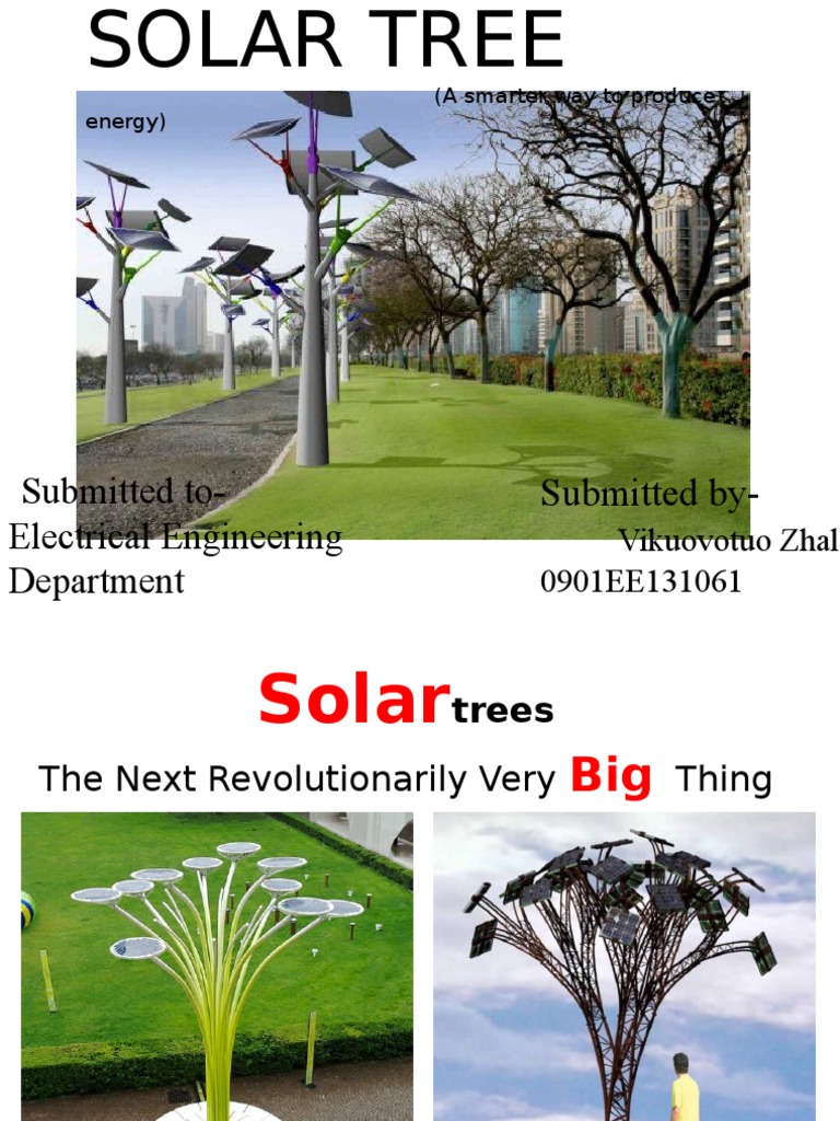 Solar Tree | PDF | Solar Energy | Trees