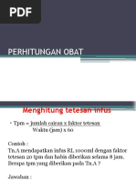 Rumus Dosis Heparin untuk Syringe Pump | PDF
