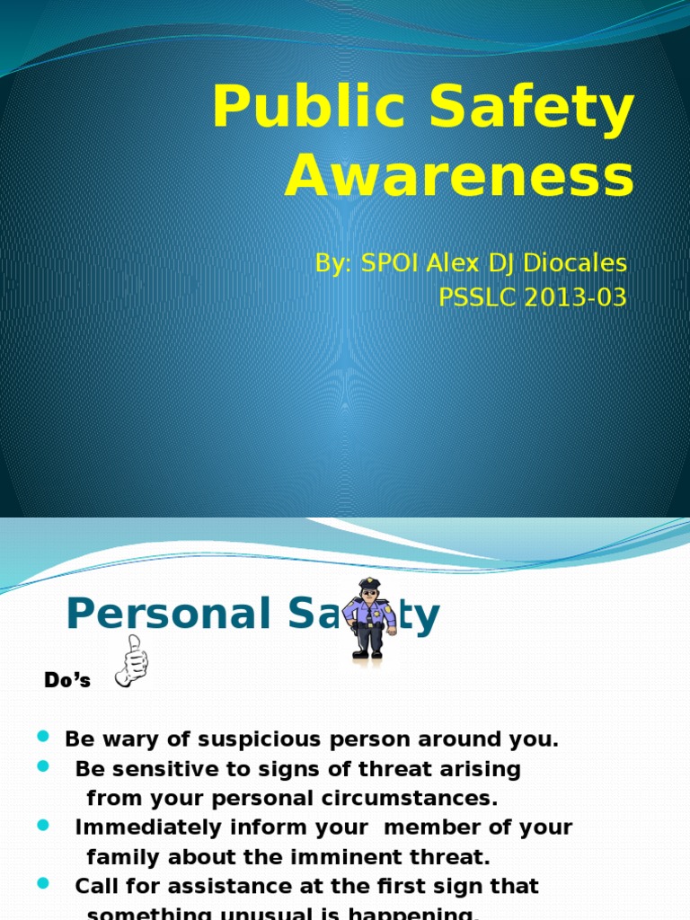 Public Safety Awareness | PDF | Improvised Explosive Device | Flood