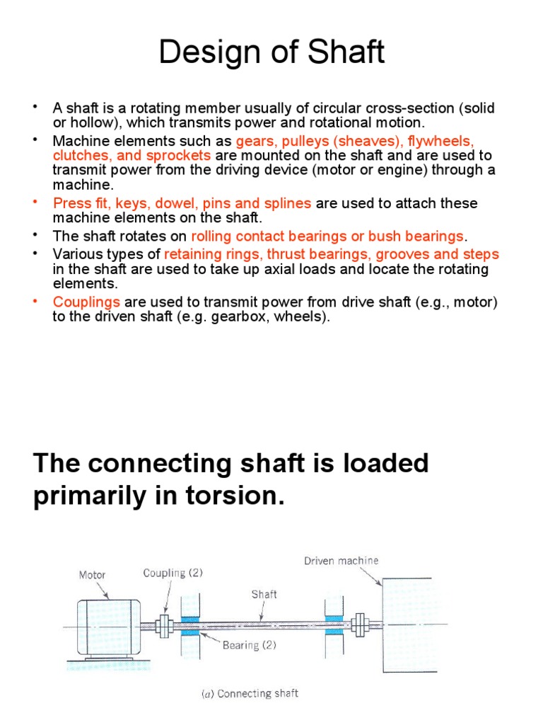 Design of Shaft | Stress (Mechanics) | Gear