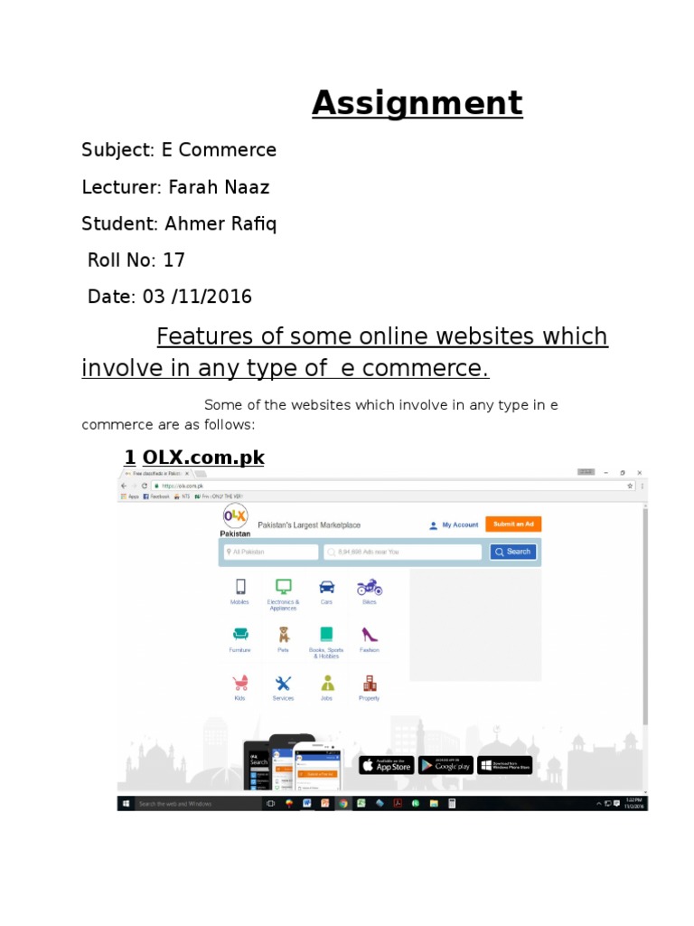 E Commerce Assignment | PDF | Amazon.Com | Capitalism