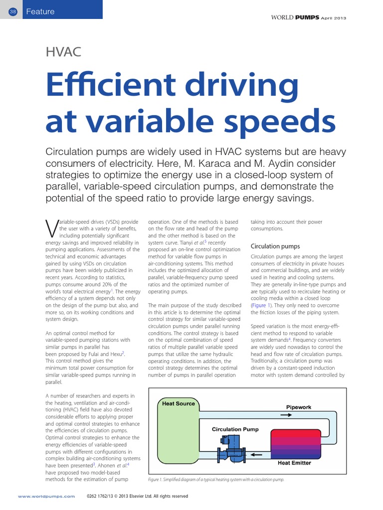 Efficient Driving at Variable Speeds World Pumps Vol 2013 Issue 4 0 ...