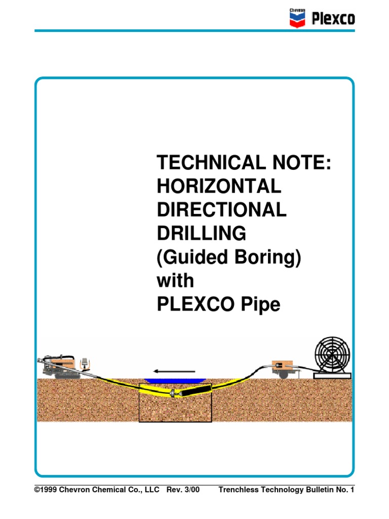 Technical Note: Horizontal Directional Drilling (Guided Boring) With ...