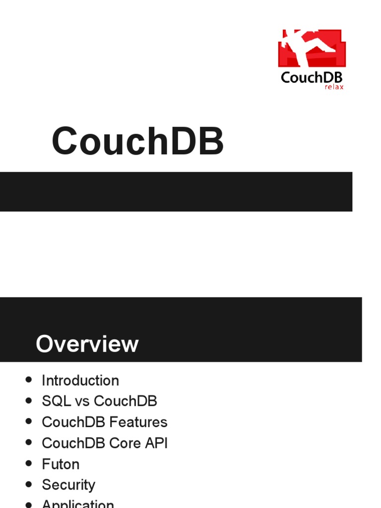 CouchDB Presentation1 | Download Free PDF | No Sql | Hypertext Transfer Protocol