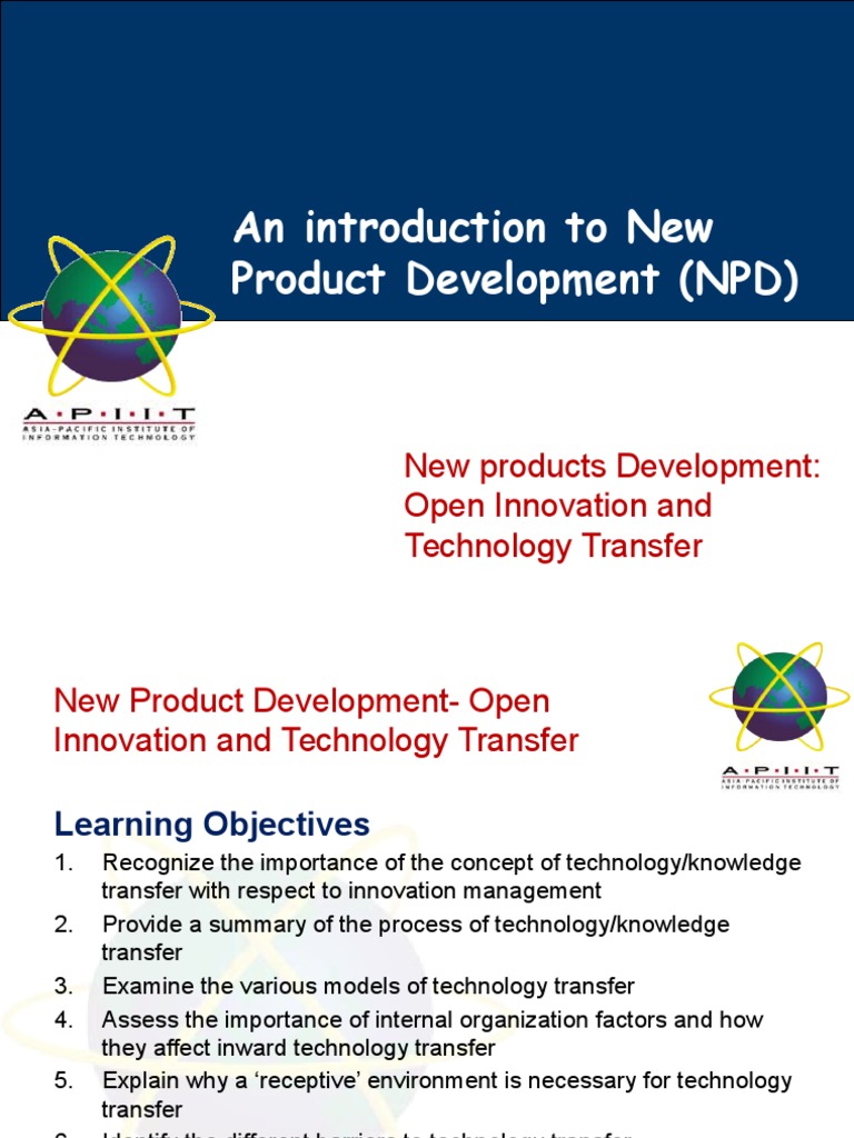 Lecture 10 - Open Innovation and Technology Transfer | PDF | Innovation ...