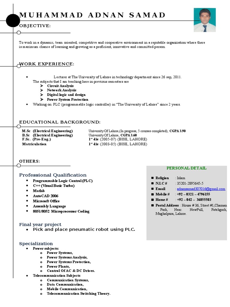 Adnan CV | PDF