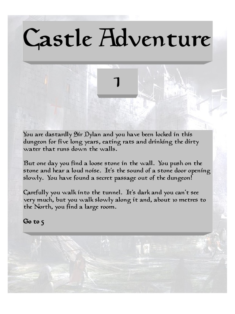 Castle Adventure PDF | PDF | Leisure