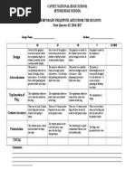 Fashion Show Judging Scorecard | PDF