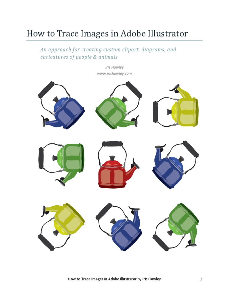 How To Trace Images in Adobe Illustrator | PDF | Adobe Illustrator ...