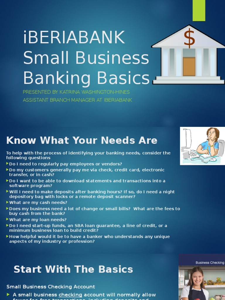 Small Business Banking Basics | PDF | Cheque | Small Business ...