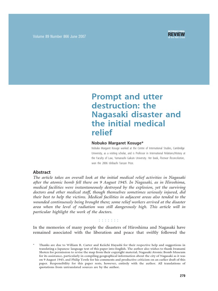 Prompt and Utter Destruction PDF | PDF | Radiation | Prisoner Of War