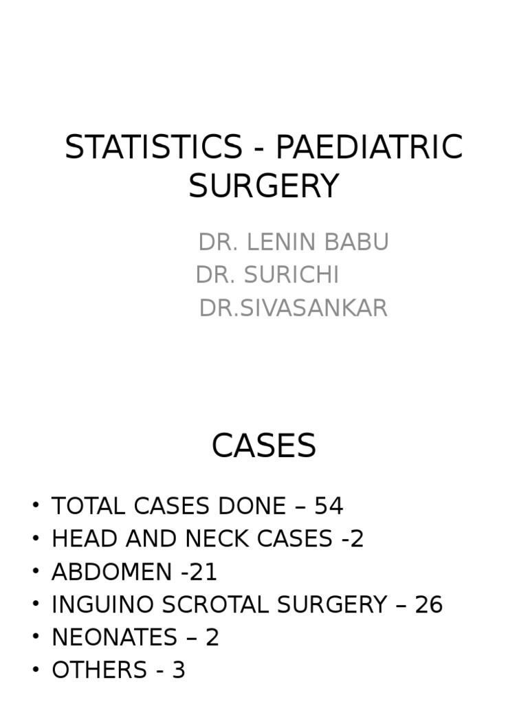 statistics-paediatric-surgery-pdf