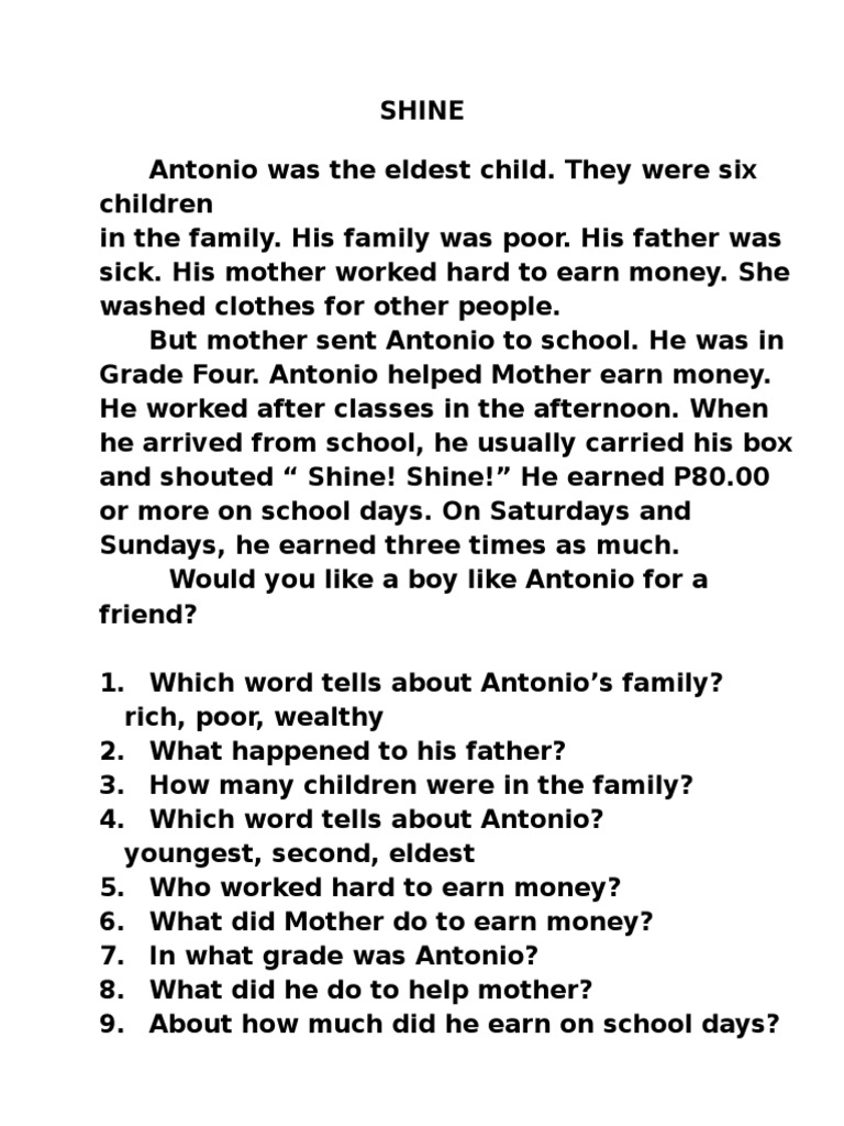 Developing Reading Power Grade 3 Exercise 13-20 | PDF | Honey Bee ...