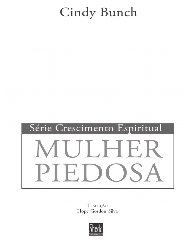 Mulher Piedosa: Crescimento Espiritual | PDF