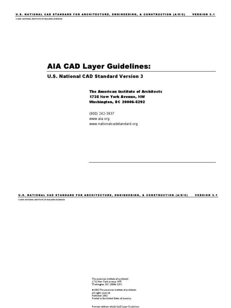 AIA Layer Standards | PDF | Stairs | Foundation (Engineering)