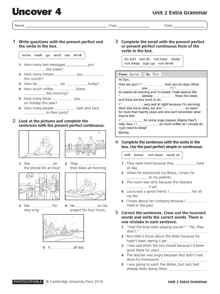 Unit 2 Grammar Extra | PDF