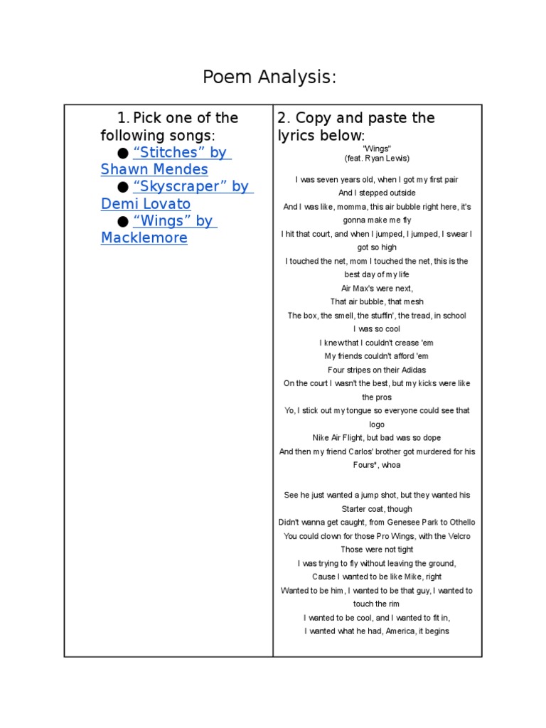 Poemanalysis Dylangloignacio | PDF | Poetry | Rhyme