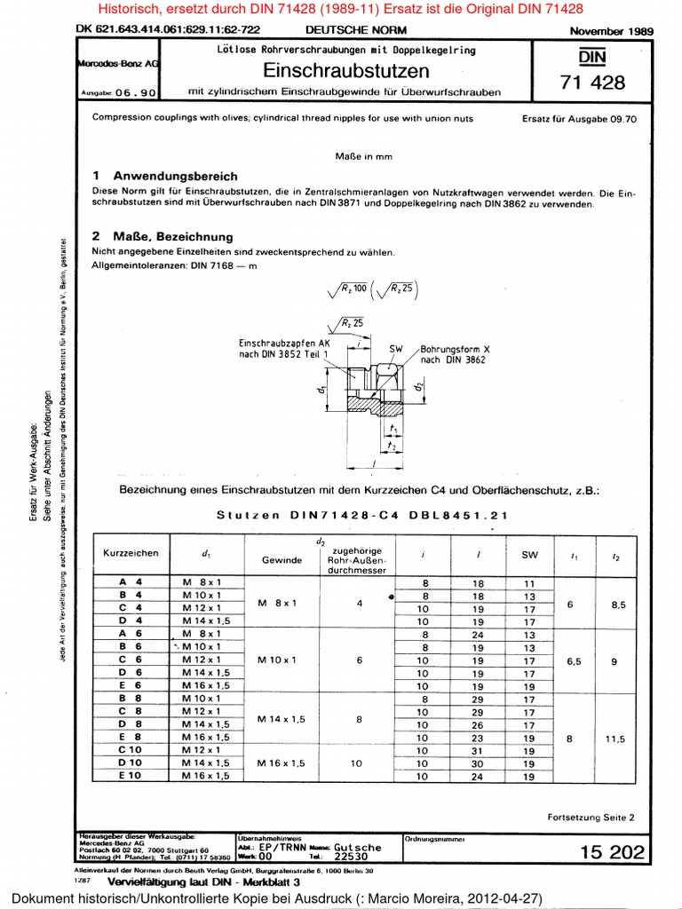 Din 71428 PDF | PDF