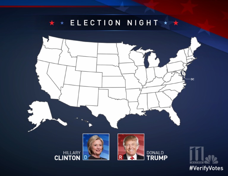 Printable Map Election Night | PDF