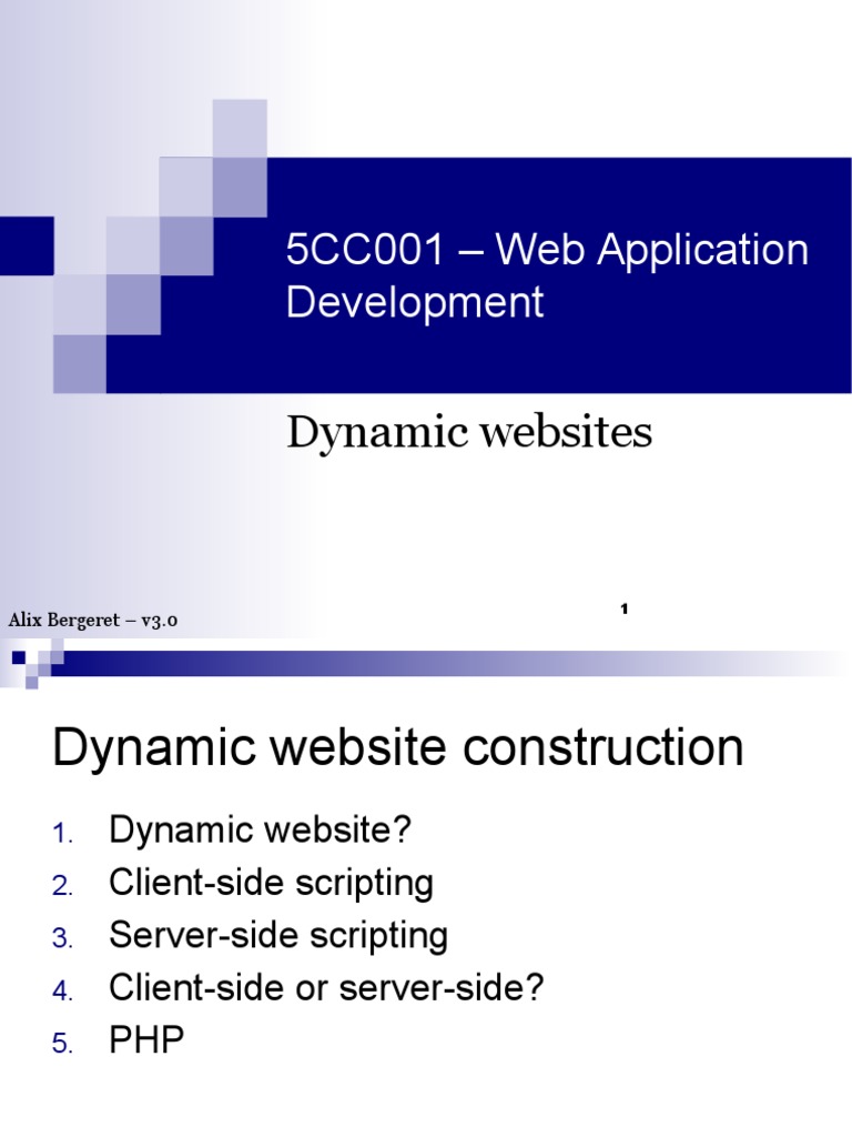 Dynamic Web Dev for Beginners | PDF | Dynamic Web Page | Websites