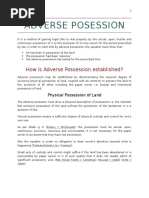 Adverse Possession Flow Chart | PDF | Adverse Possession | Ethical ...