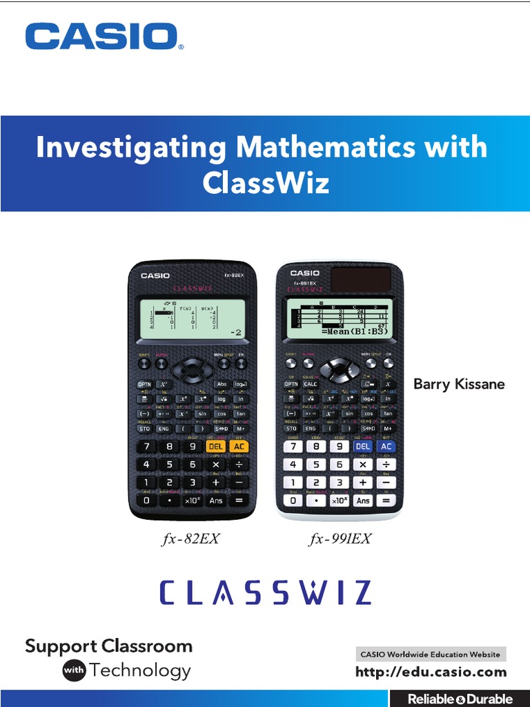 Investigating Mathematics With ClassWiz | PDF | Trigonometric Functions ...