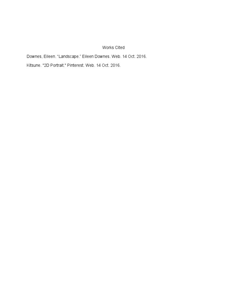 Works Cited in Landscape Art | PDF