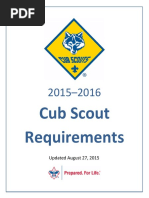 Lion Cub Scout Handbook Overview | PDF | Scouting | Youth Movements