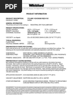 Xylar Data Sheet | PDF | Corrosion | Density