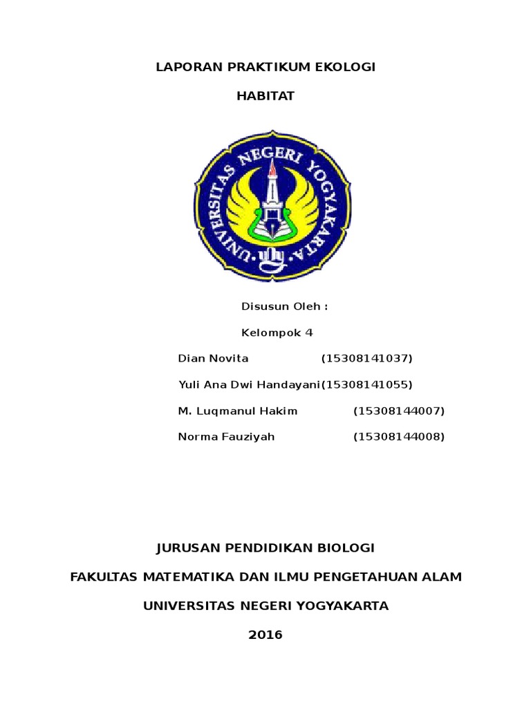 Laporan Praktikum Ekologi Kegiatan 4 | PDF