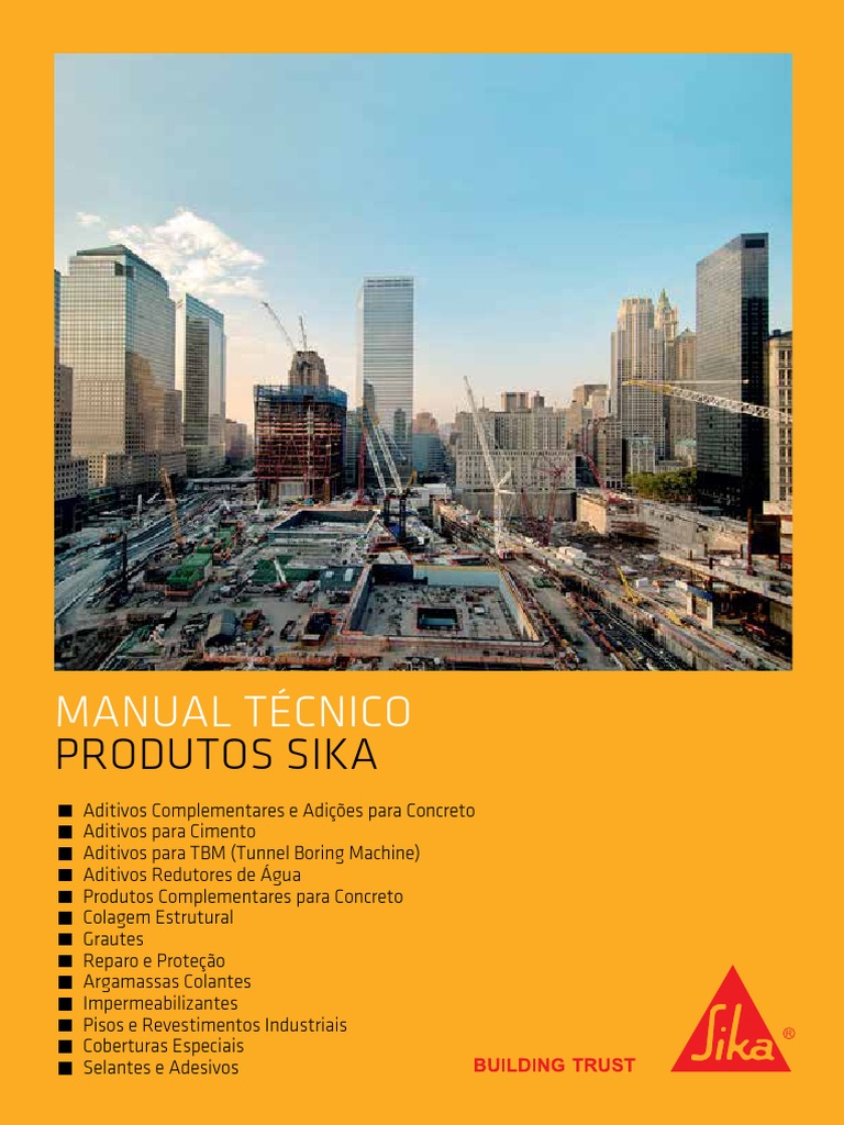 Manual Sika 2015 - WEB PDF | PDF | Cimento | Concreto