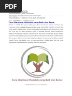 Contoh Makalah Docx | PDF