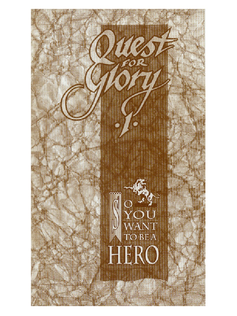 Quest For Glory 1 - Manual | PDF